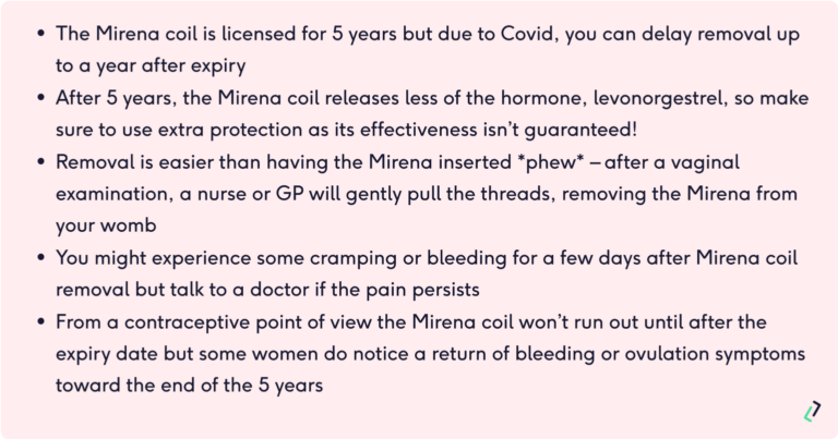 Mirena Coil Removal - Symptoms & Side Effects | The Lowdown